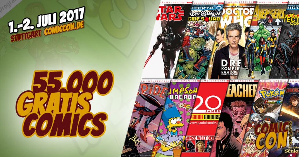 Verlag Panini verteilt 55.000 Gratis-Comics auf der Comic Con Germany ...